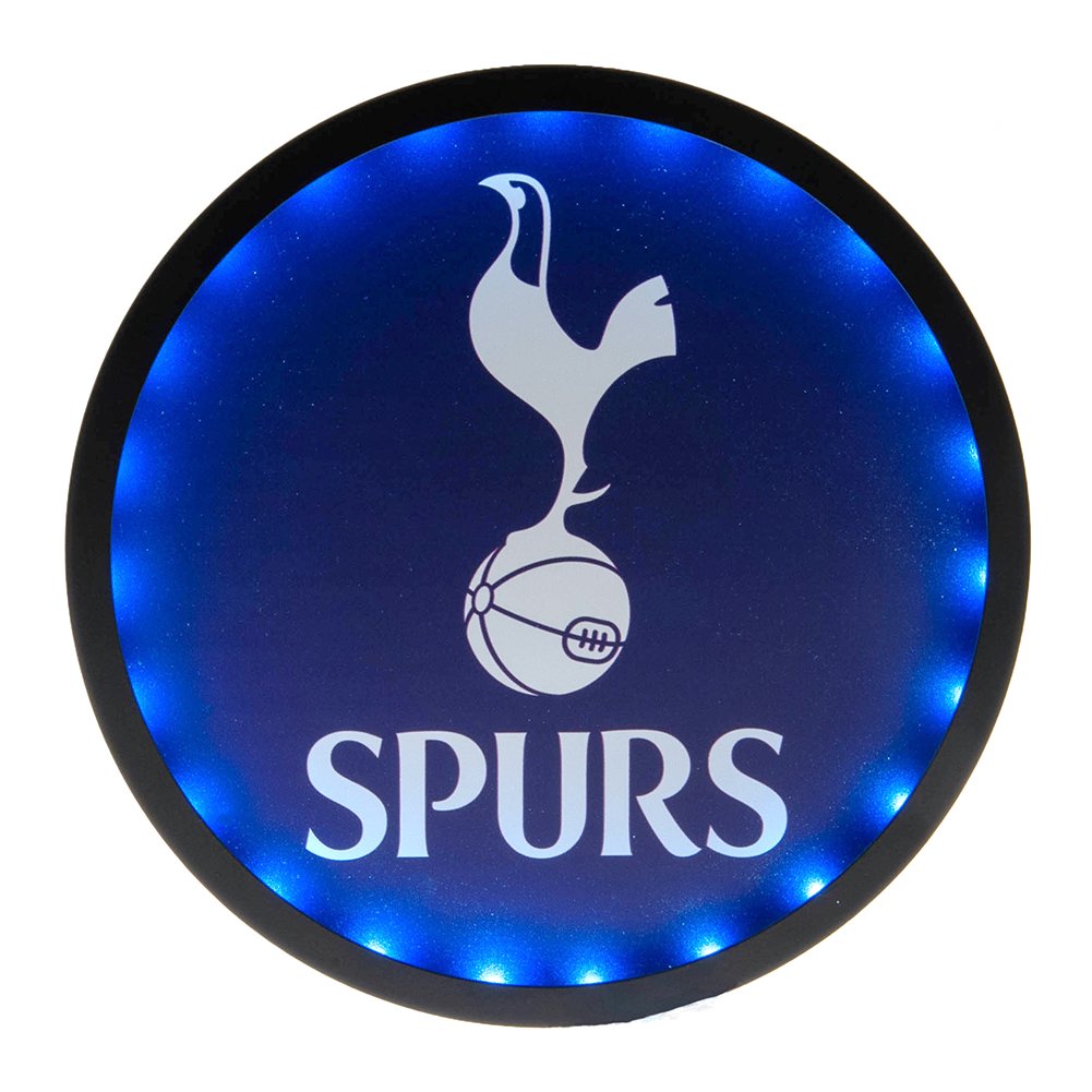 Tottenham Hotspur FC LED Logo Skilt - Metalskilte - Fodboldfan-shoppen.dk